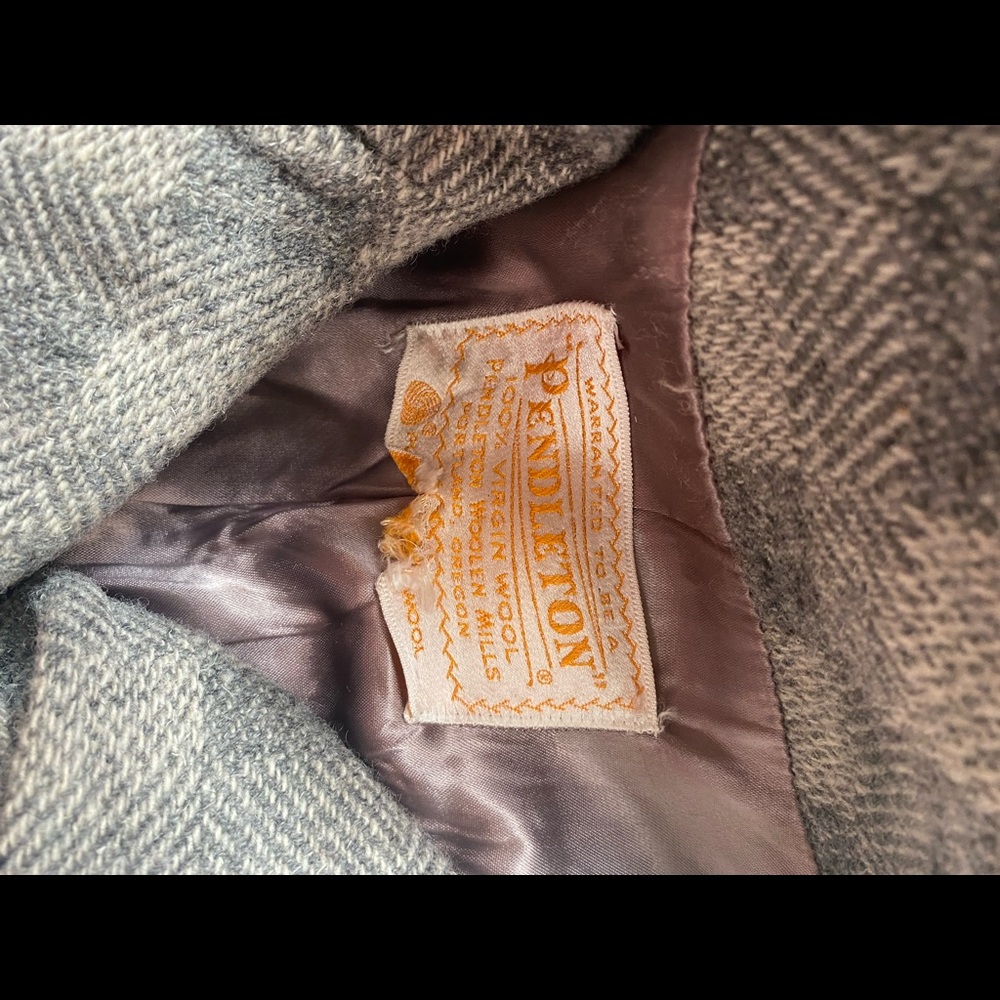 Vintage Pendleton Wool Trench Coat. - Gem